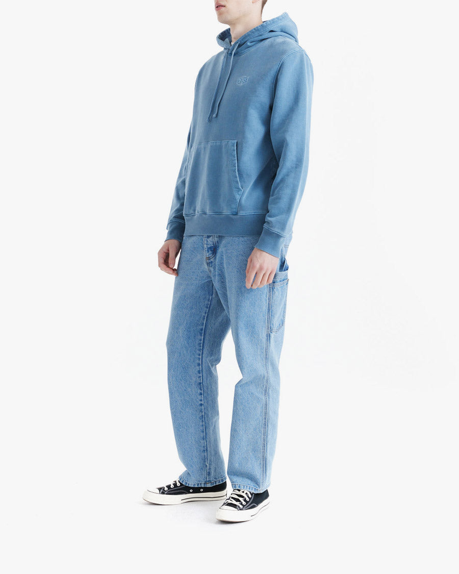 Moletom Classics Canguru Box Fit Shield Garment Dyed - Azul – Deus Ex ...