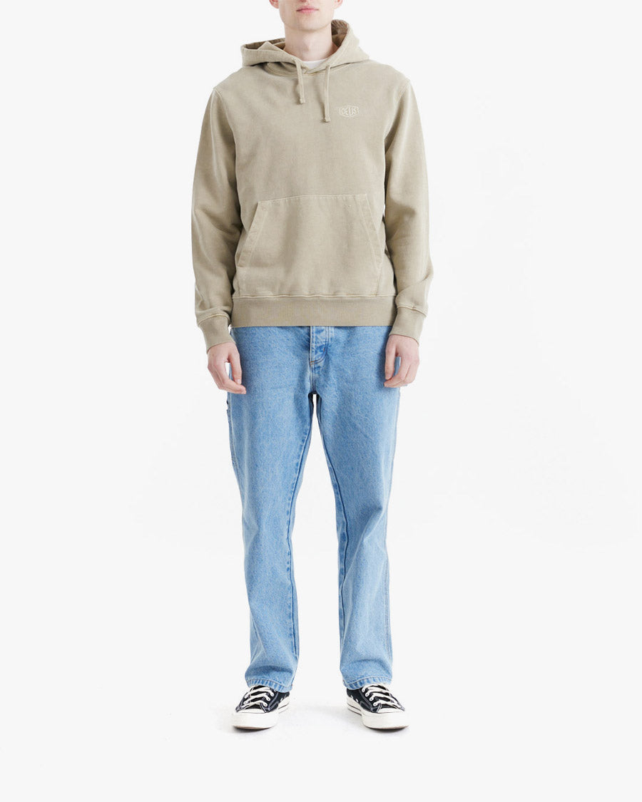 Moletom Classics Canguru Box Fit Shield Garment Dyed - Bege – Deus Ex ...